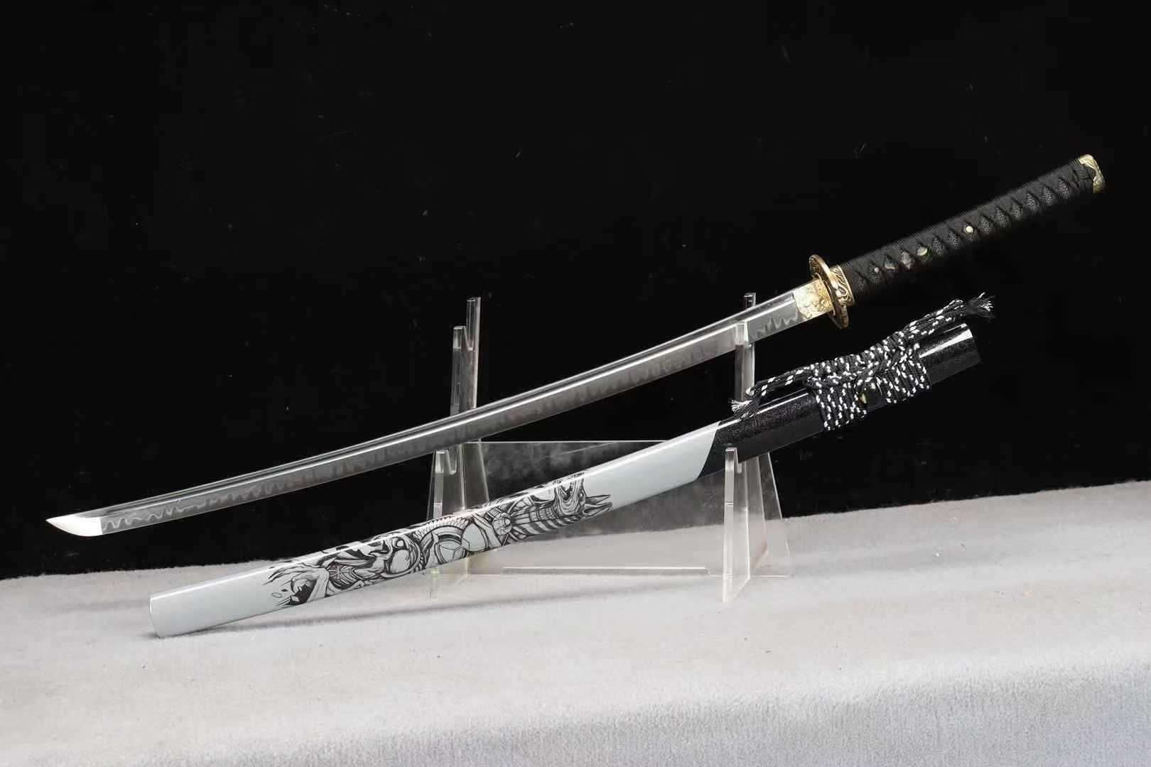 Kiếm Nhật Katana Samurai Anubis – 26 Inch – T10 Phủ Đất Tôi Lửa – Thủ ...